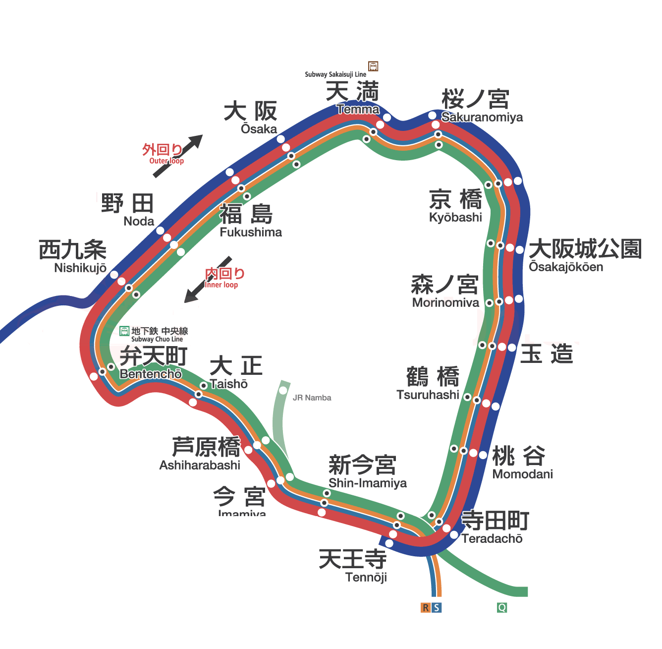 Osaka Loop Line: Passeie por toda a cidade de Osaka com o seu JR Pass ...
